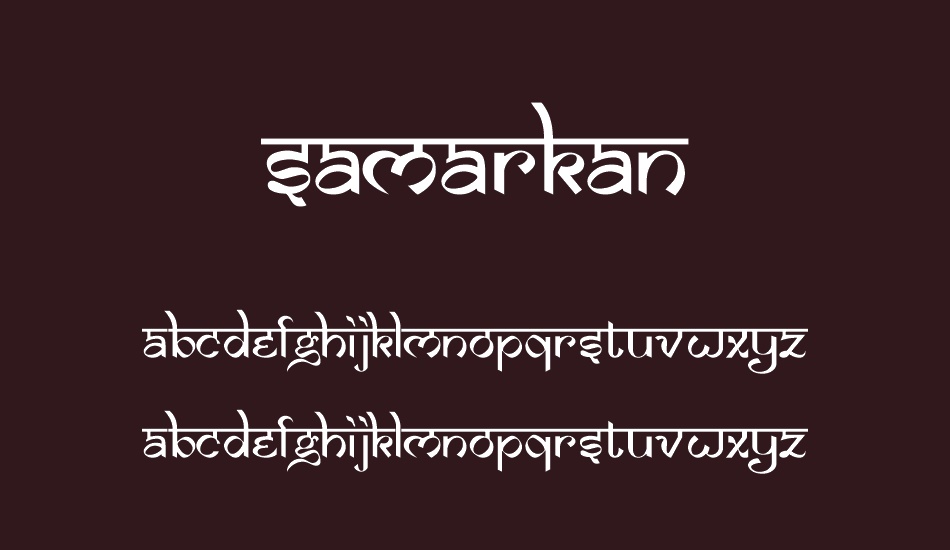 Samarkan Free Font