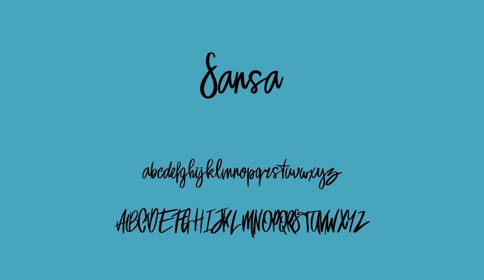 Sansa free font