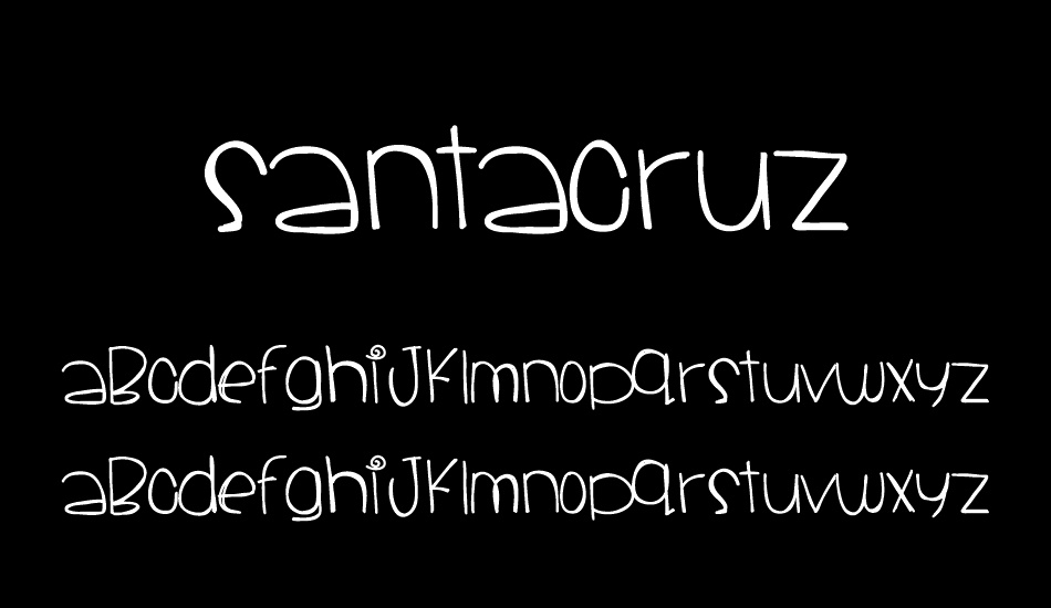 Santa Cruz free font
