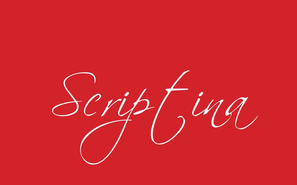 Scriptina Family free font