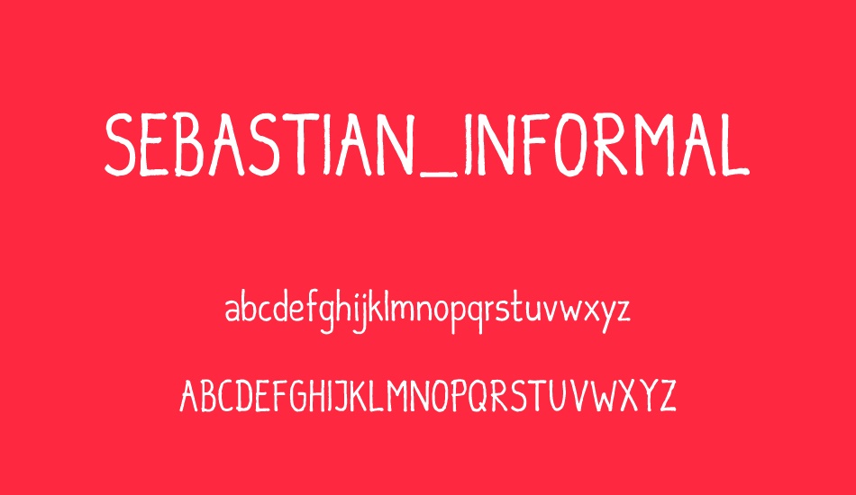 Sebastian Informal free font