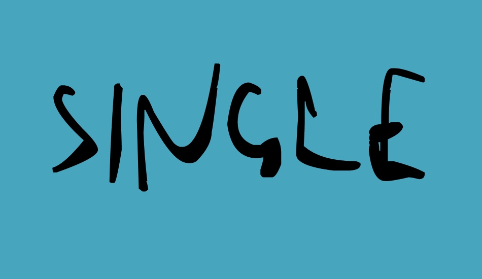 Single Stroke Inks free font