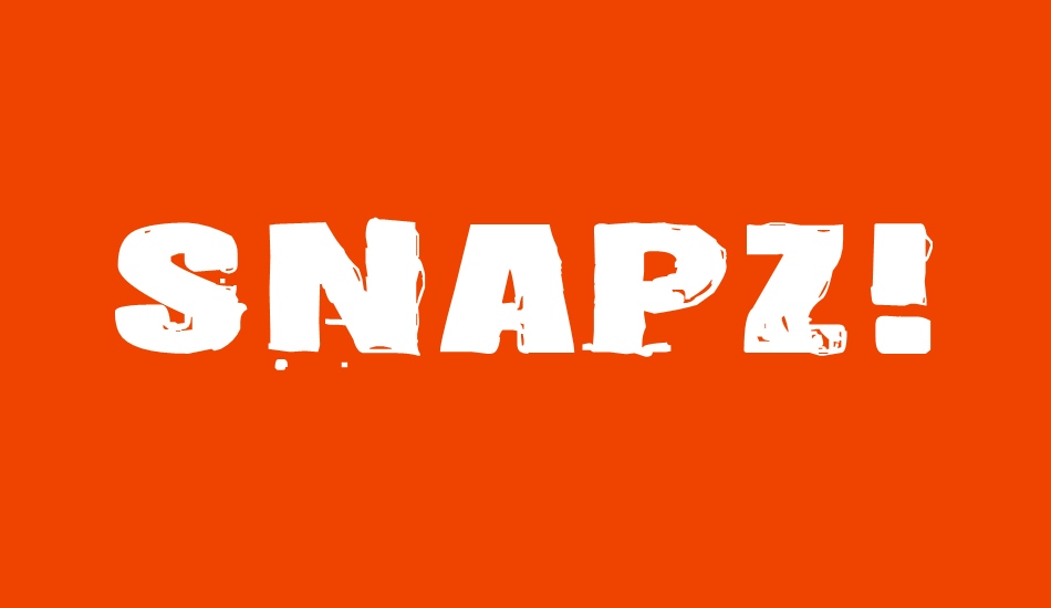 Snapz! Font free font