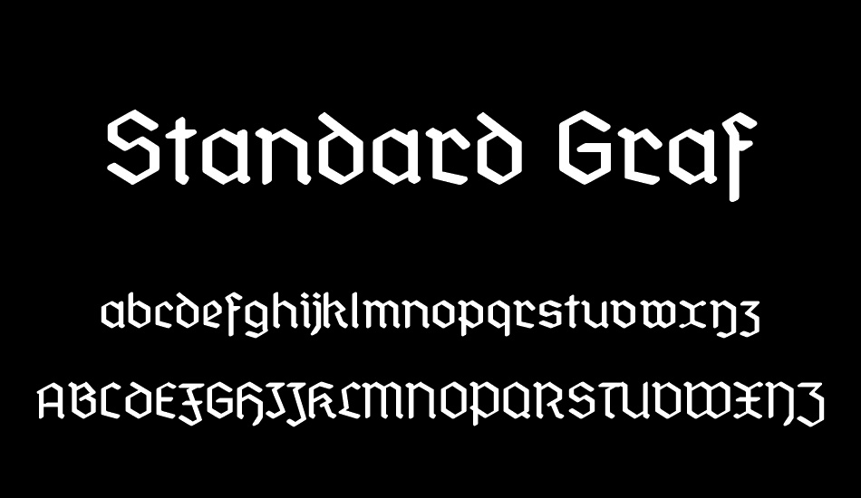 Standard Graf free font