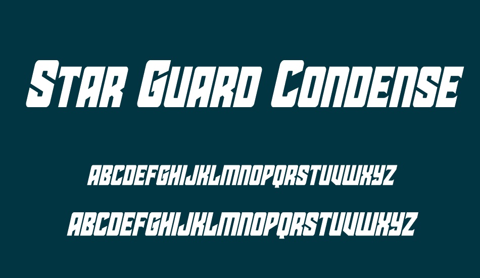 Star Guard free font