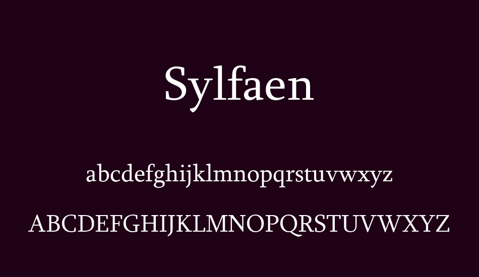 Sylfaen free font