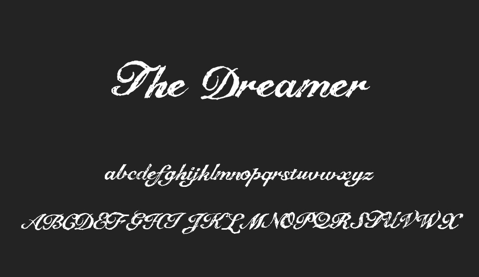 The Dreamer free font