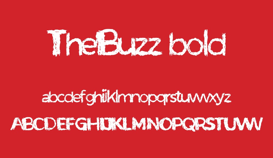 The Buzz free font