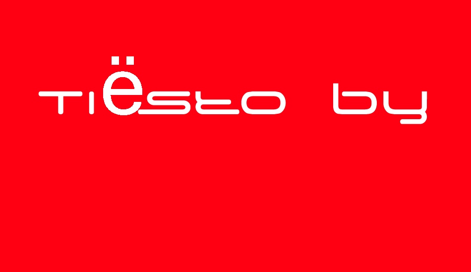 Tiësto free font