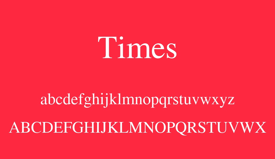Times free font