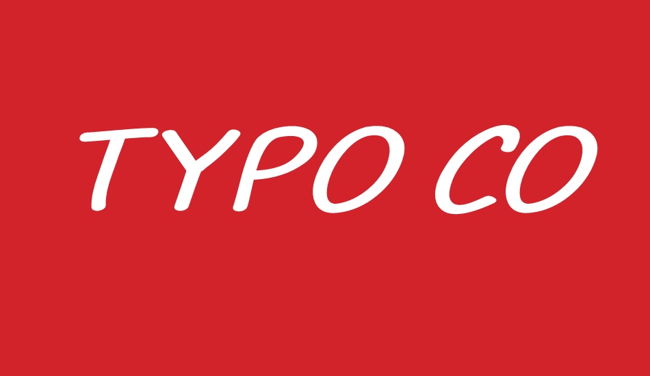 Typo Comics free font