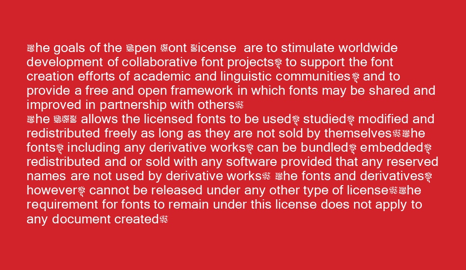 Vicnora free font