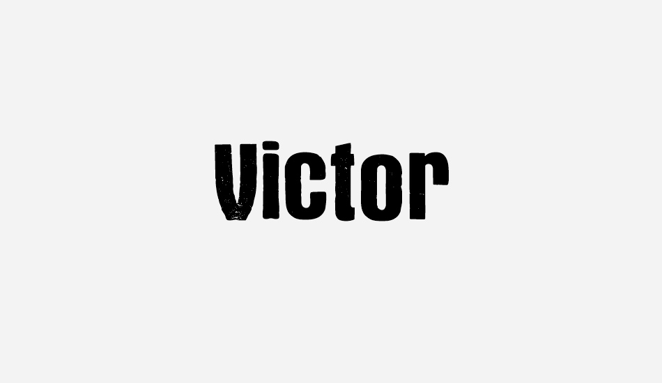 Victor free font