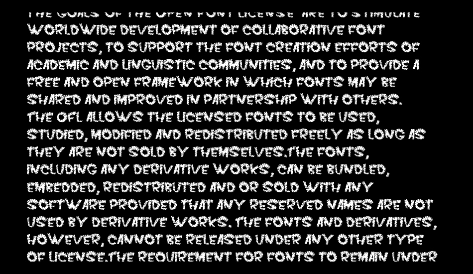 VTC Scream it Loud free font