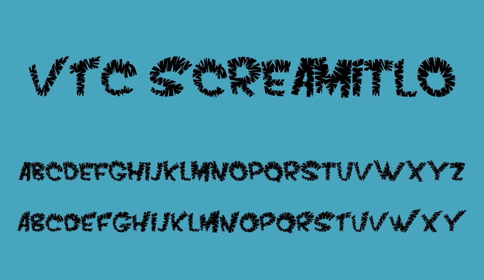 VTC Scream it Loud free font