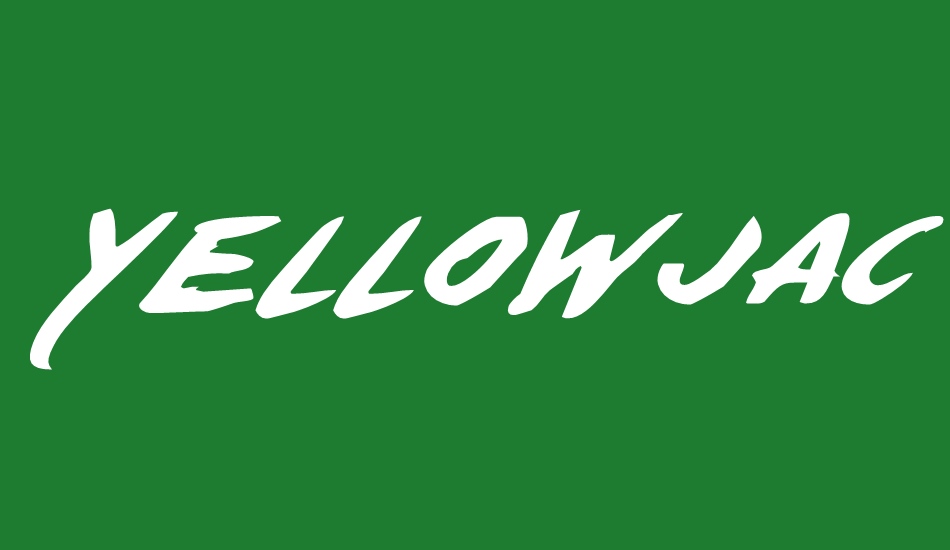 Yellow Jacket free font